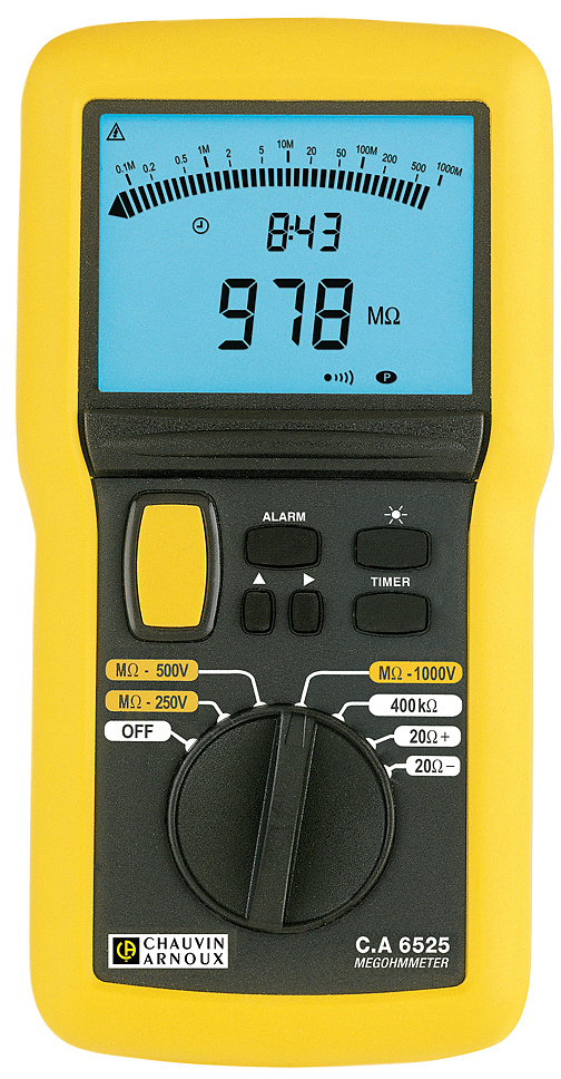 Appareil de mesure / Contrôleur d'isolement numérique Chauvin Arnoux C ...