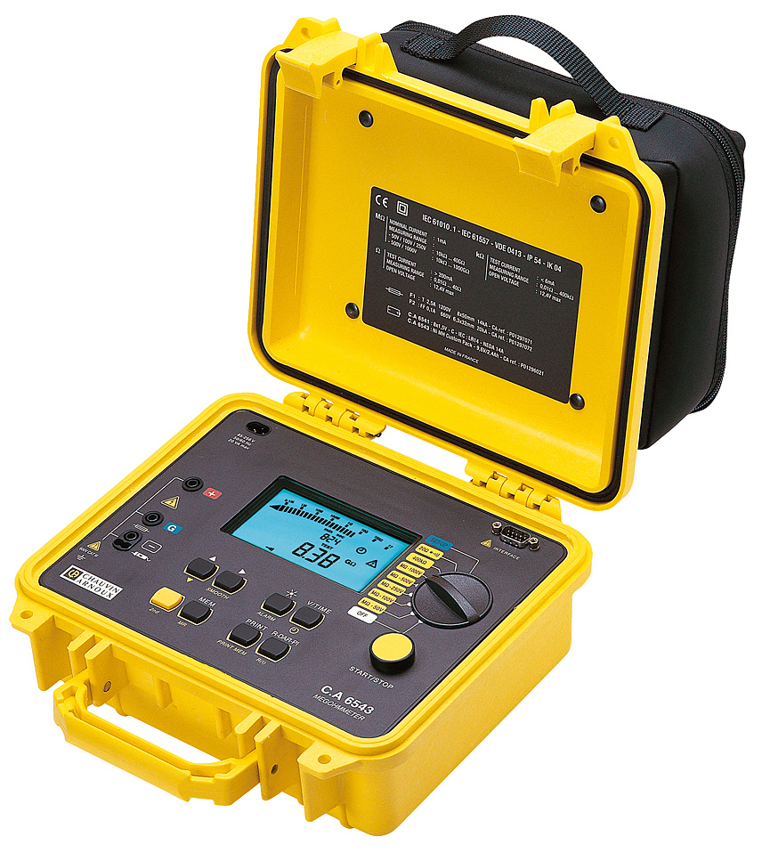 Megohmetre Chauvin Arnoux CA 6543-Motralec