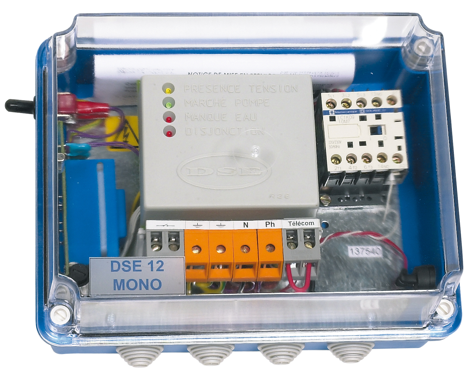 Coffret electrique Jetly DSE 12 MONO (471500) - Motralec