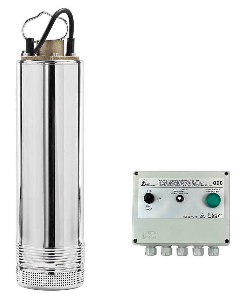 Pompe immergée solaire Jetly SRM 4/80 (150512) - Motralec