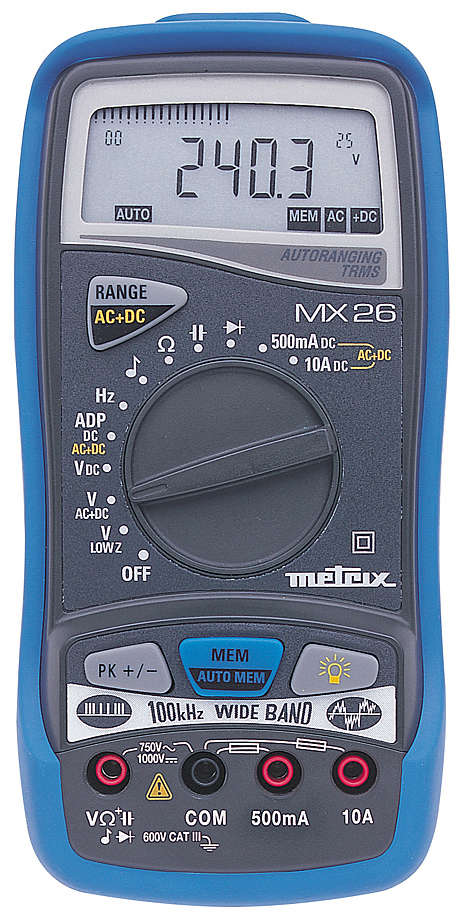 Appareil de mesure Metrix MX 26 - Motralec